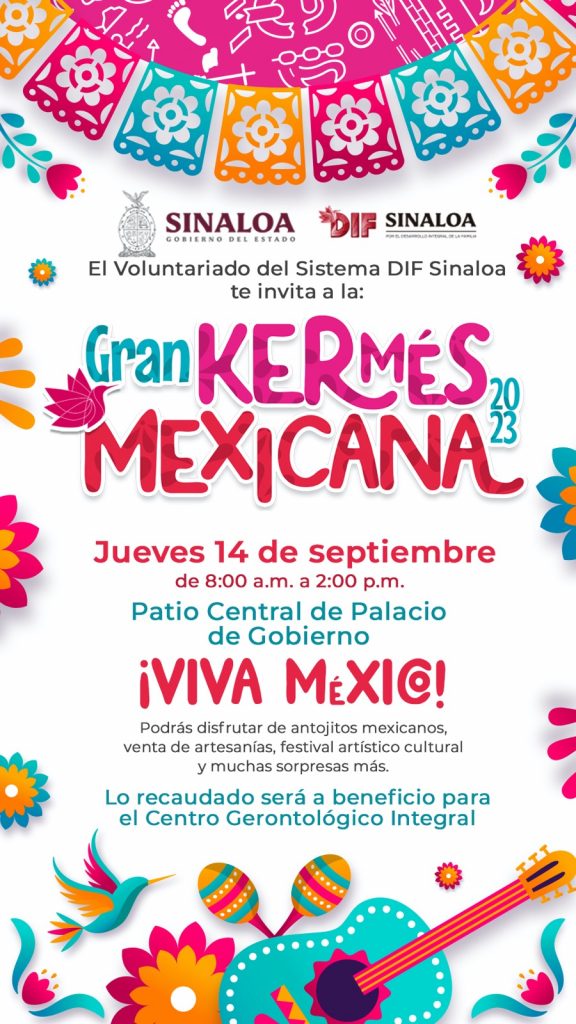 DIF Sinaloa invita a su tradicional Kermes Mexicana - Fuentes Fidedignas