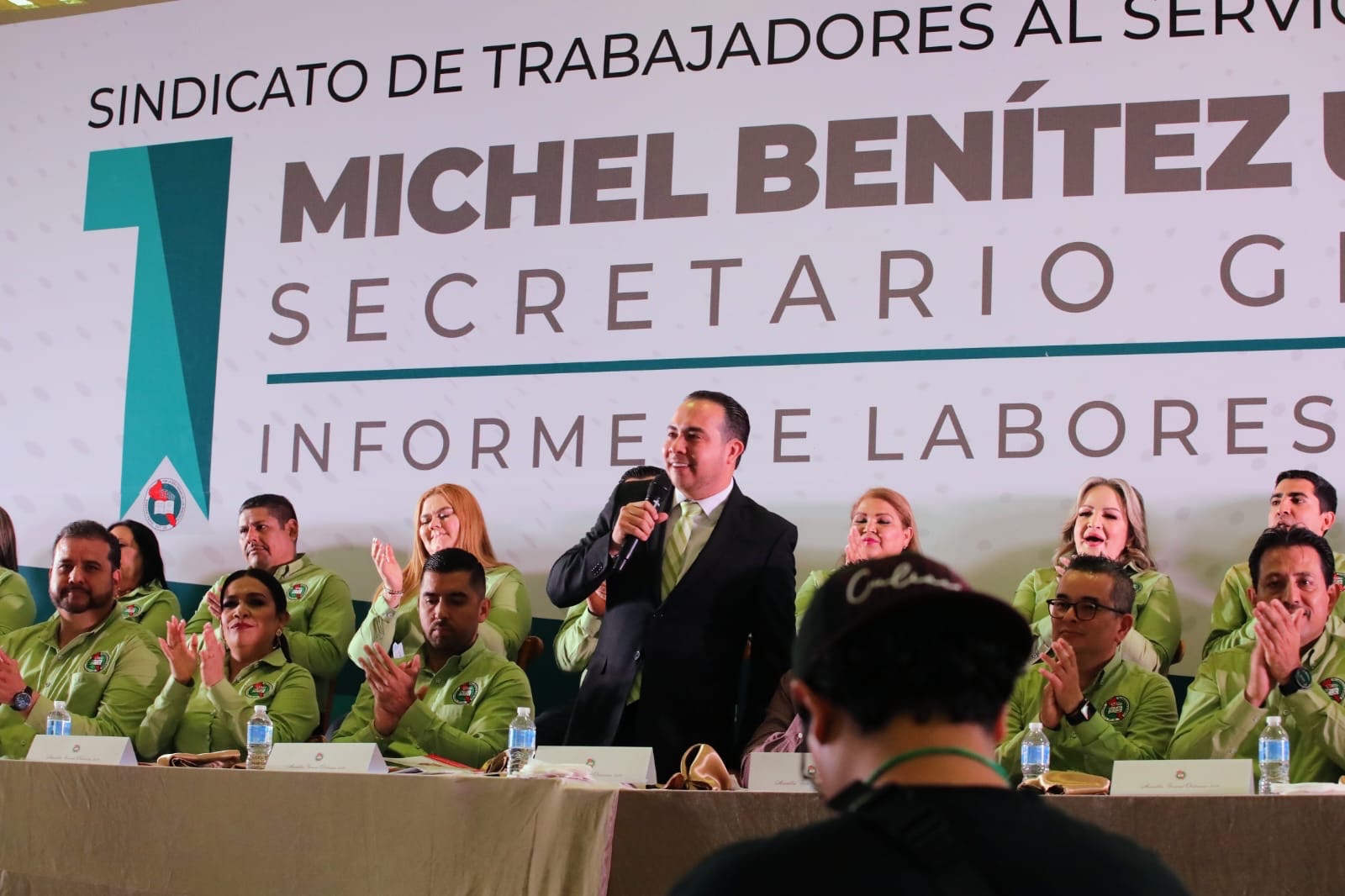 Michel Benítez rinde su Primer Informe de Labores en el STASE, un ...